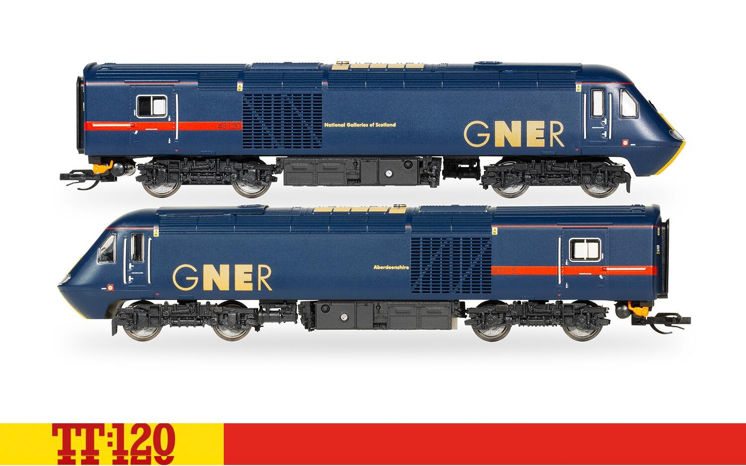 Hornby TT3047M GNER Class 43 HST Train Pack - Era 11