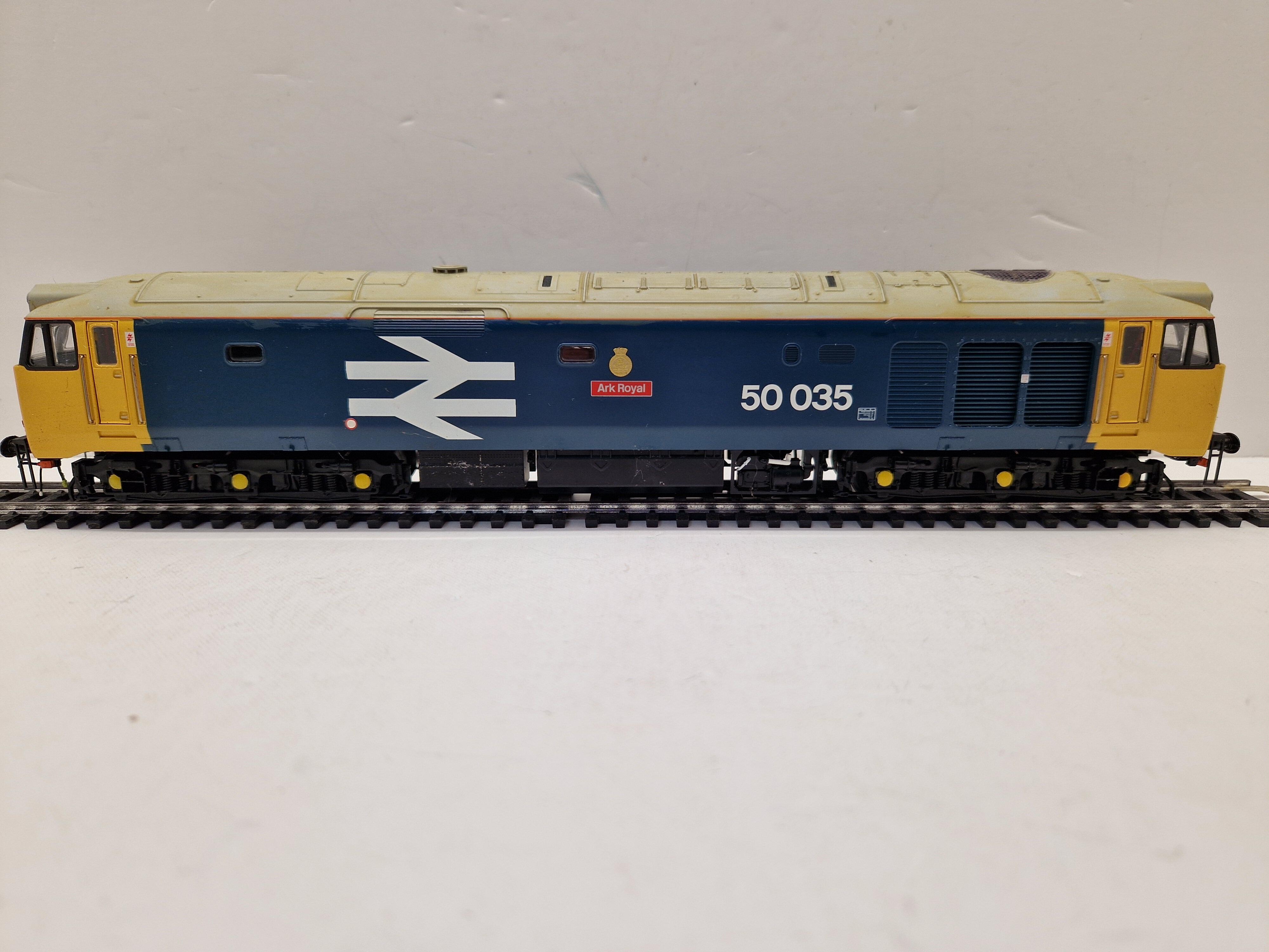 A pre-owned Hornby R2349 OO Gauge Class 50 Diesel 'Ark Royal' DCC Ready ...