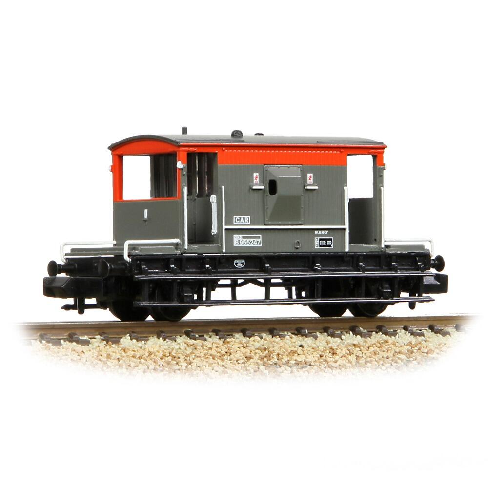 Graham Farish 377-535C N Gauge CAR Brake Van BR Railfreight Red & Grey