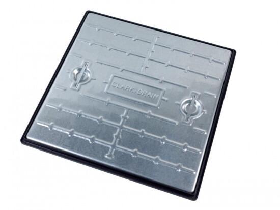 Buy 600 x 600 Pedestrian Steel Cover/Poly Frame - BP Plastics UK
