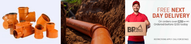 UPVC Underground Drainage Pipe | BP Plastics