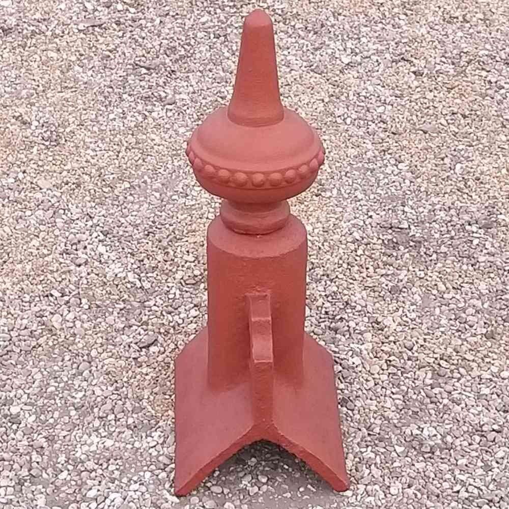 Double arch topper ridge finial