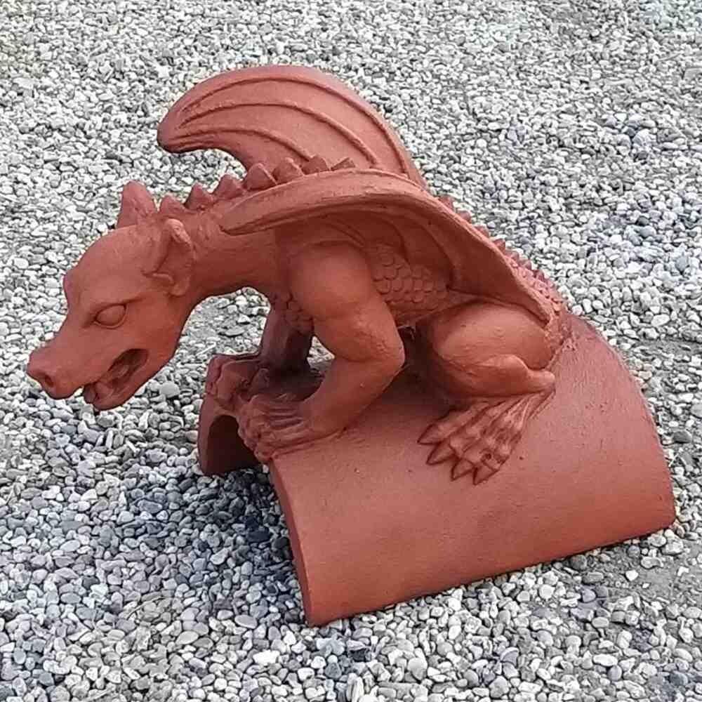 Dragon roof tile finial