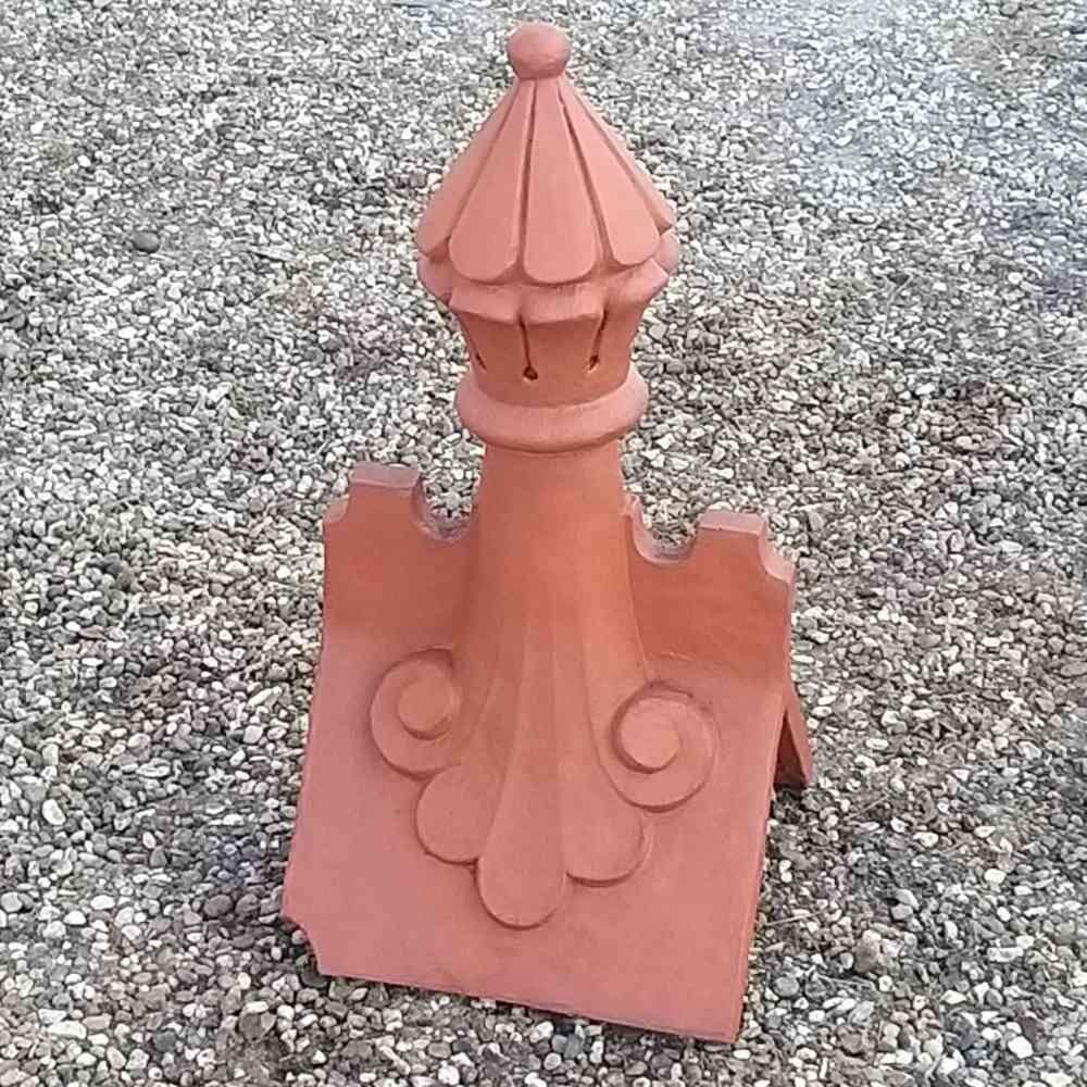 Castle scrolled carousel roof finial