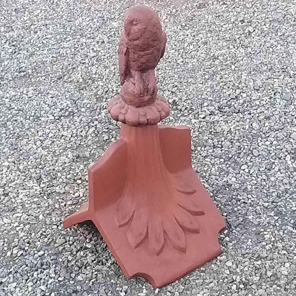 Column small owl finial