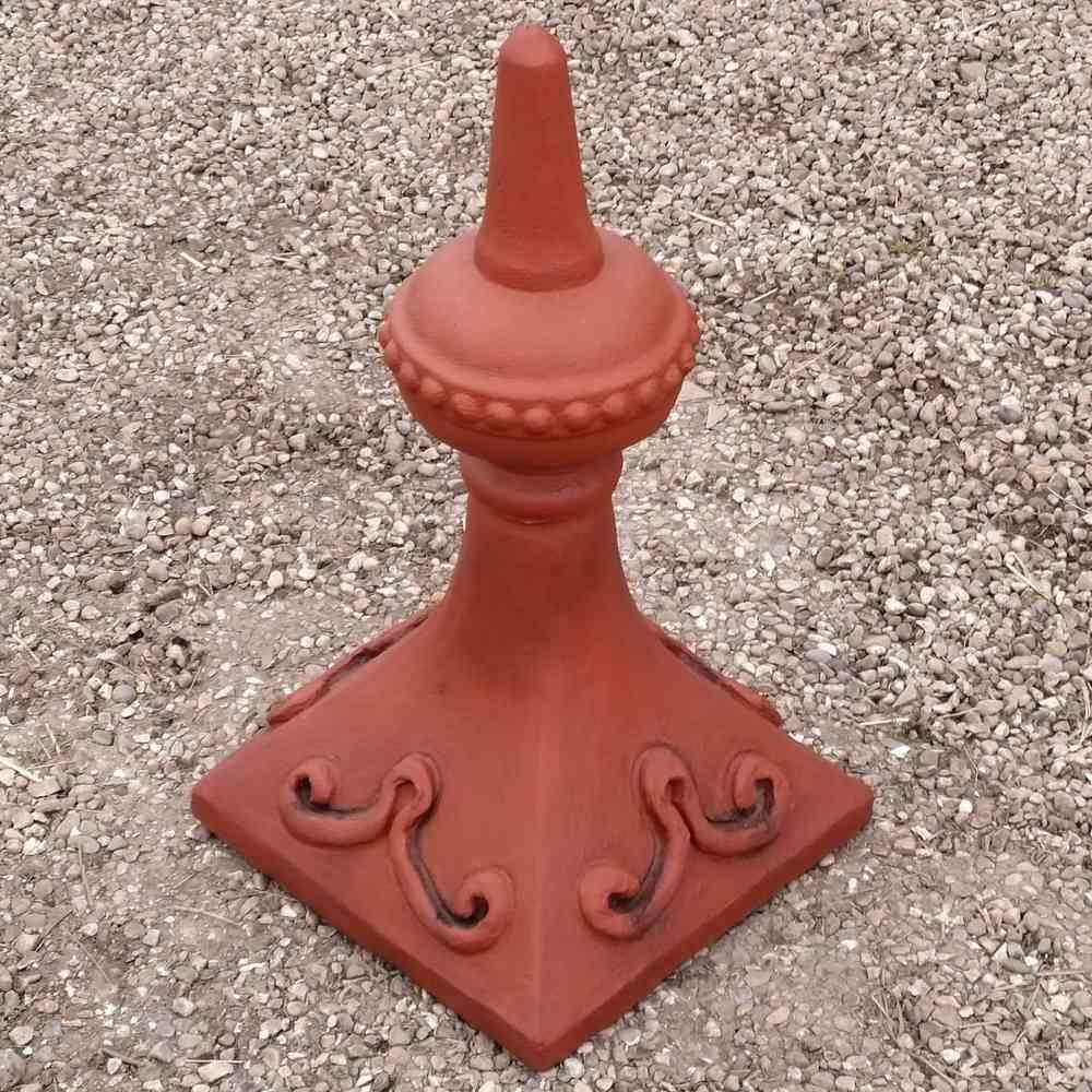 Square topper roof finial