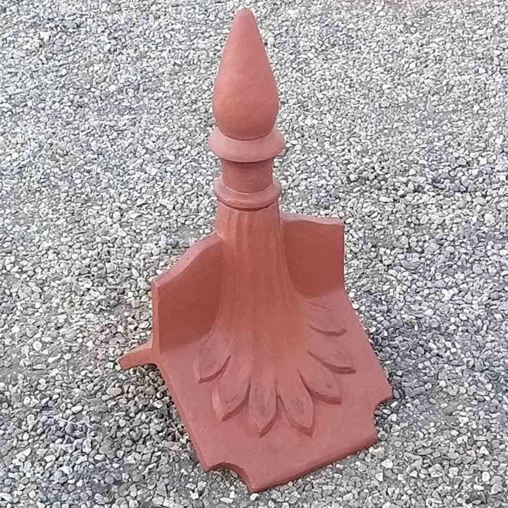 Column spike roof finial