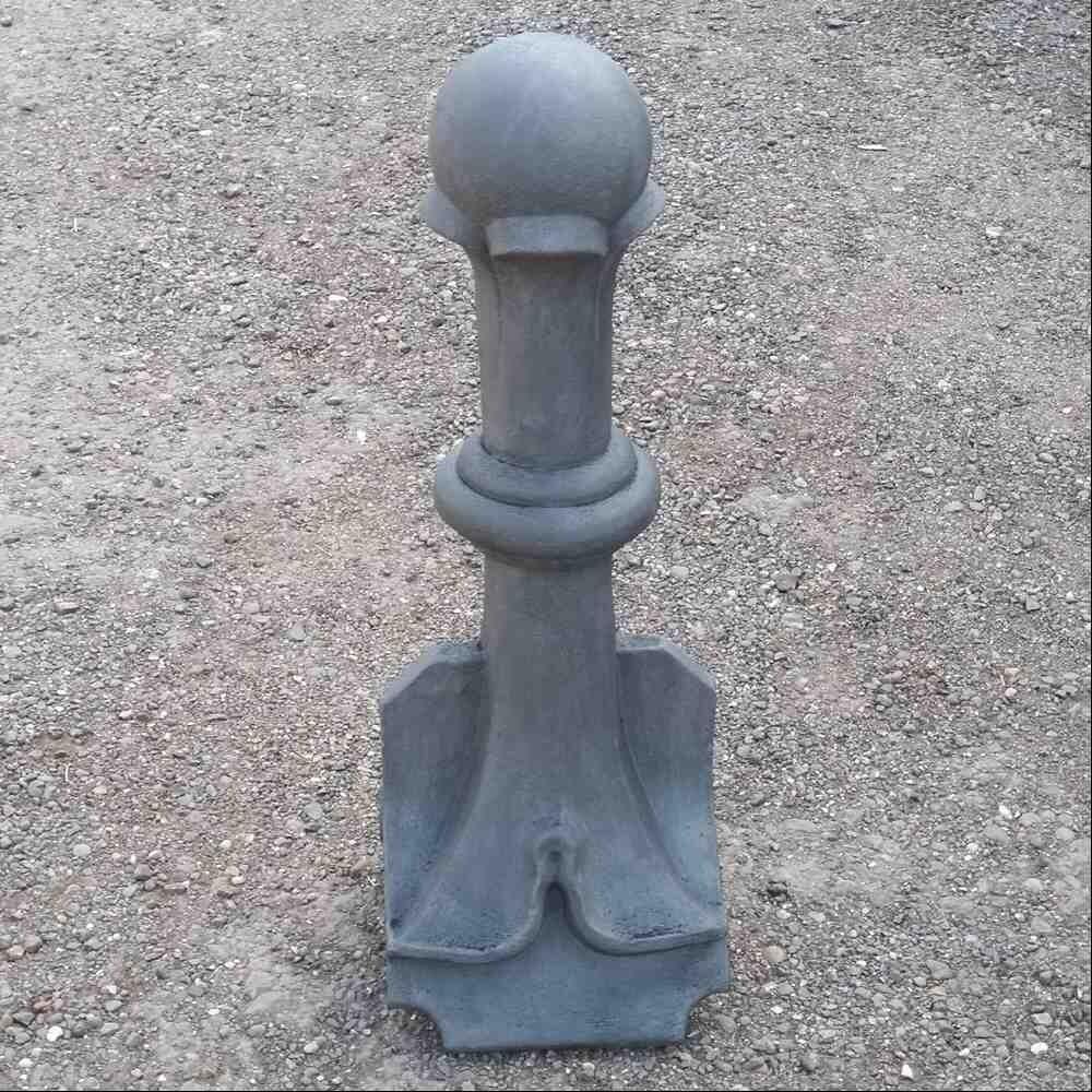 Tall ball roof finial slate grey (IN STOCK)