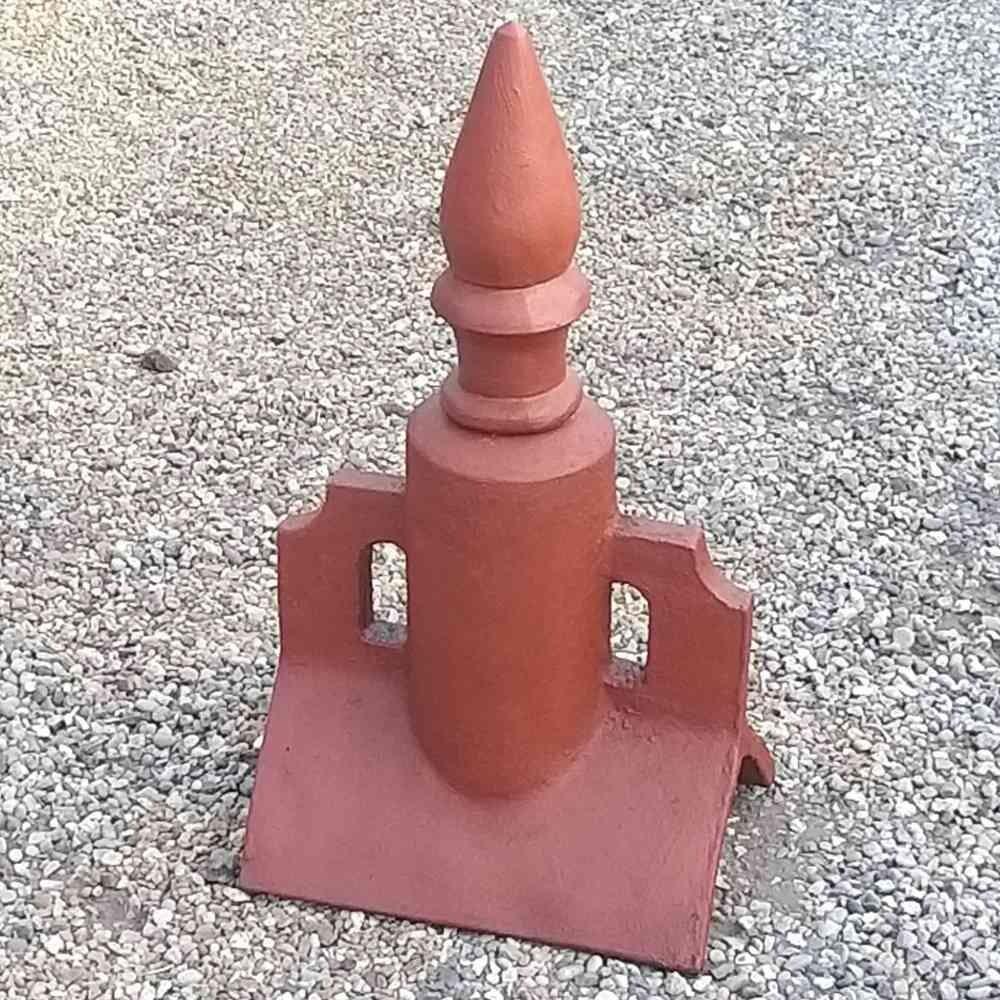Double arch spike roof finial