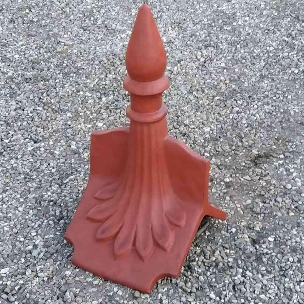 Column spike roof finial