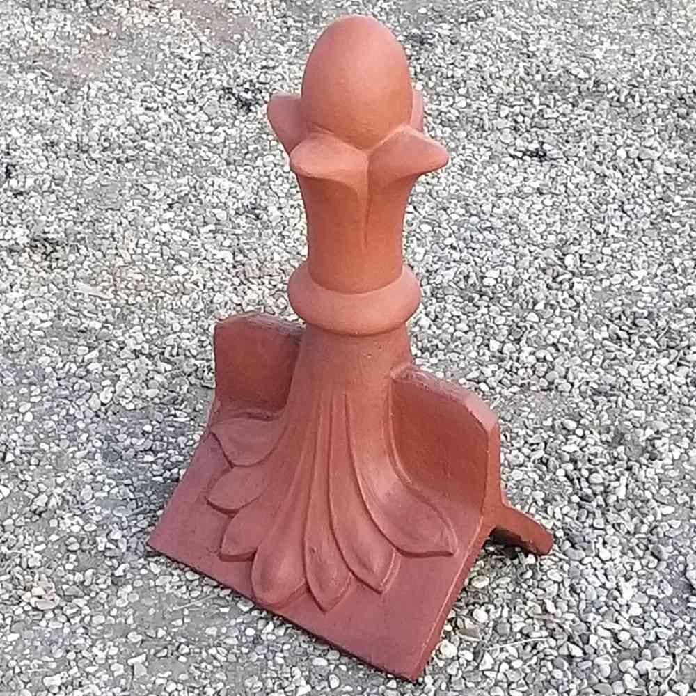 Seven leaf ornate 4 leaf roof finial