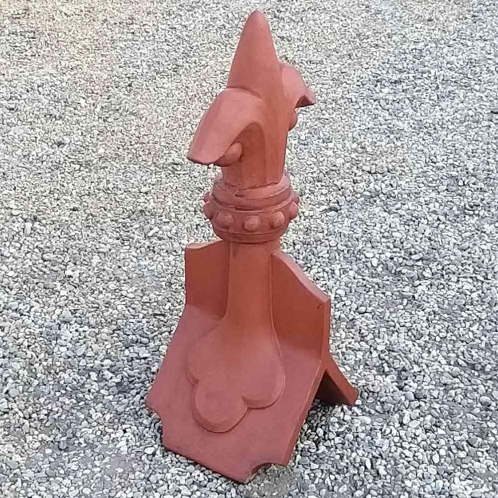 Gable end angled royale finial