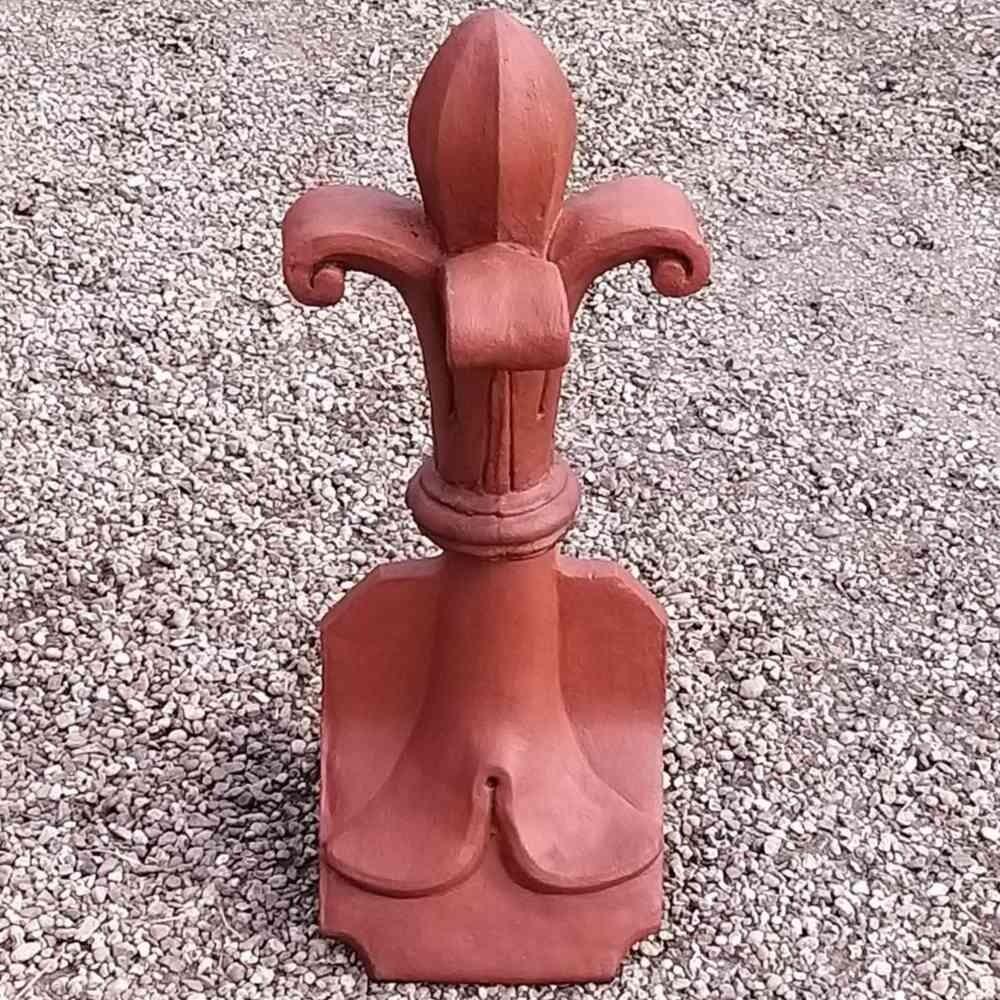 Gable end spike fleur roof finial