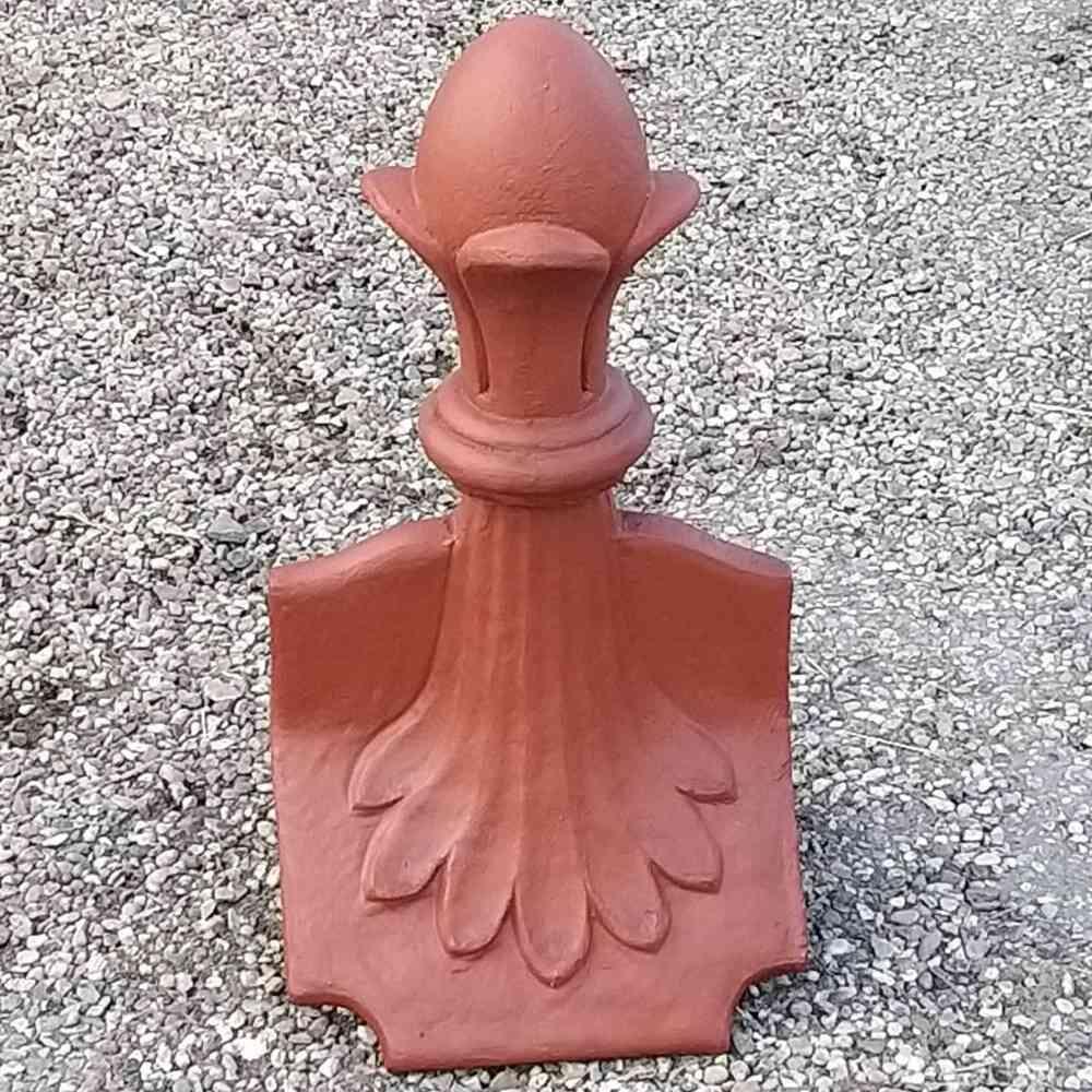 Column large 4 leaf roof finial