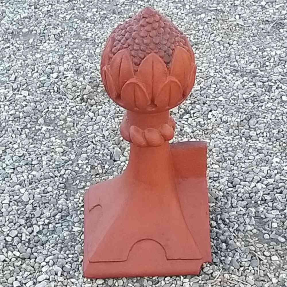 RD omega block end grape ridge finial