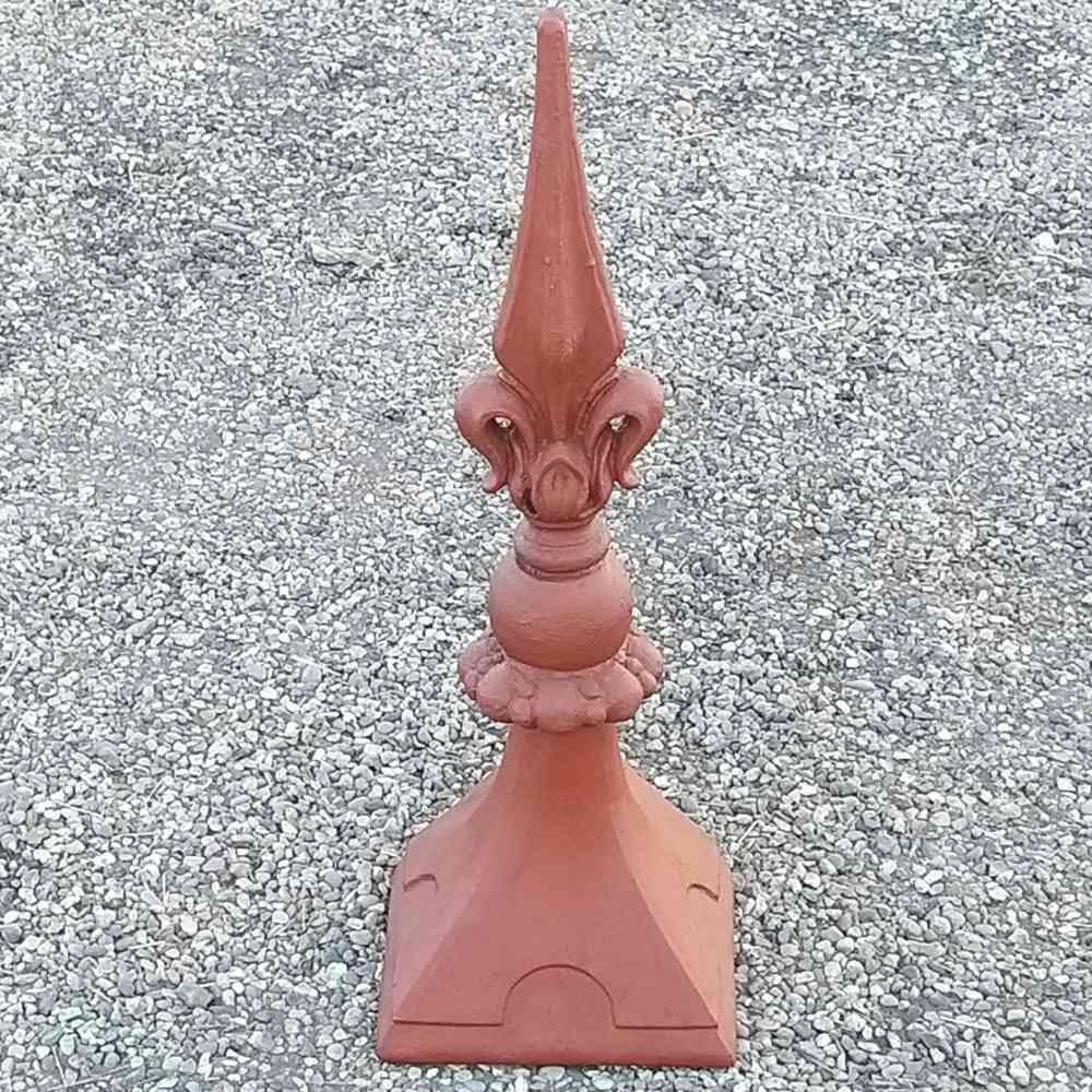 RD omega block end spire ridge finial