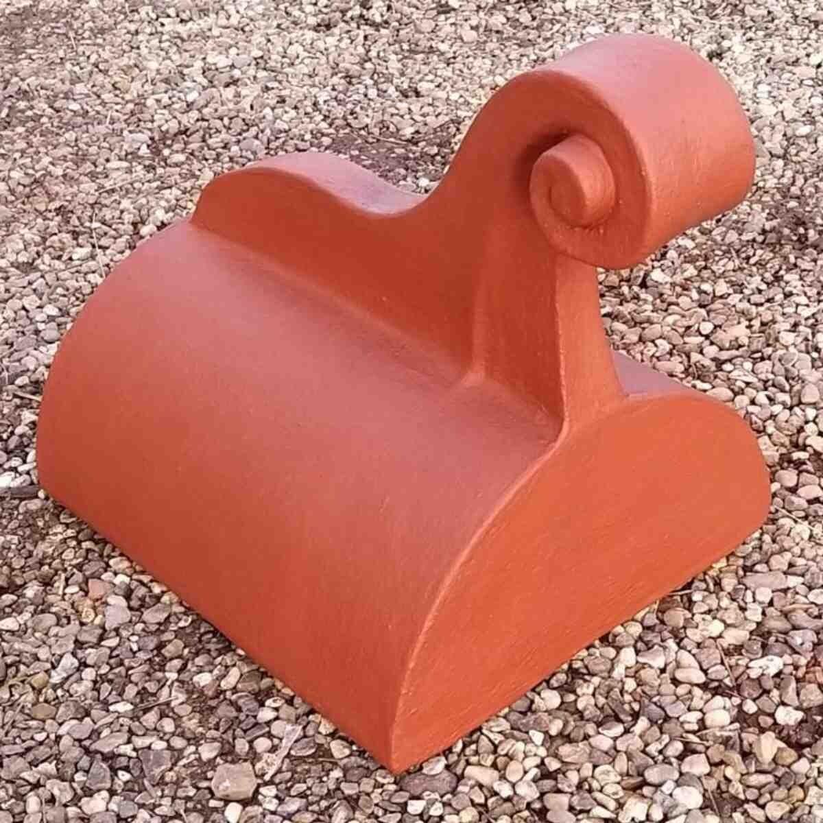 Swan neck half round ridge capped (IN STOCK)