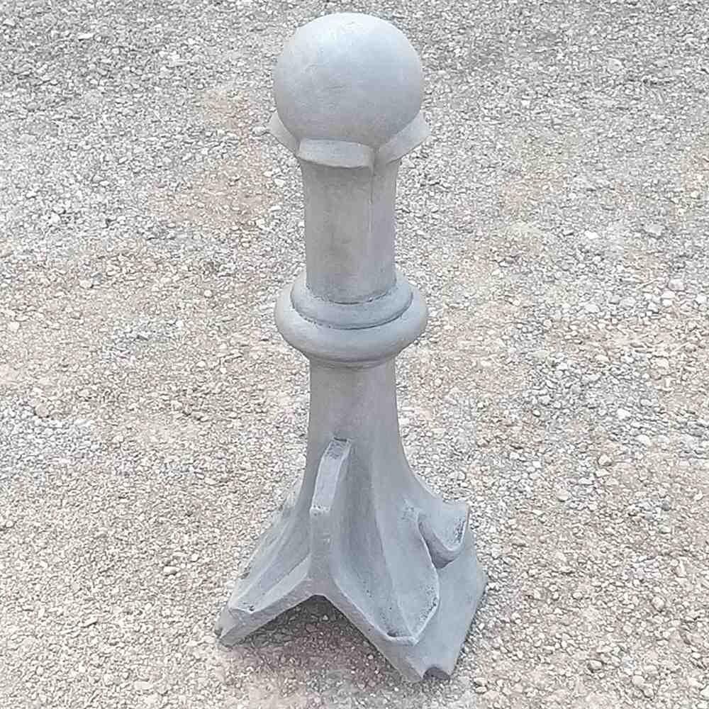 Tall ball roof finial slate grey (IN STOCK)