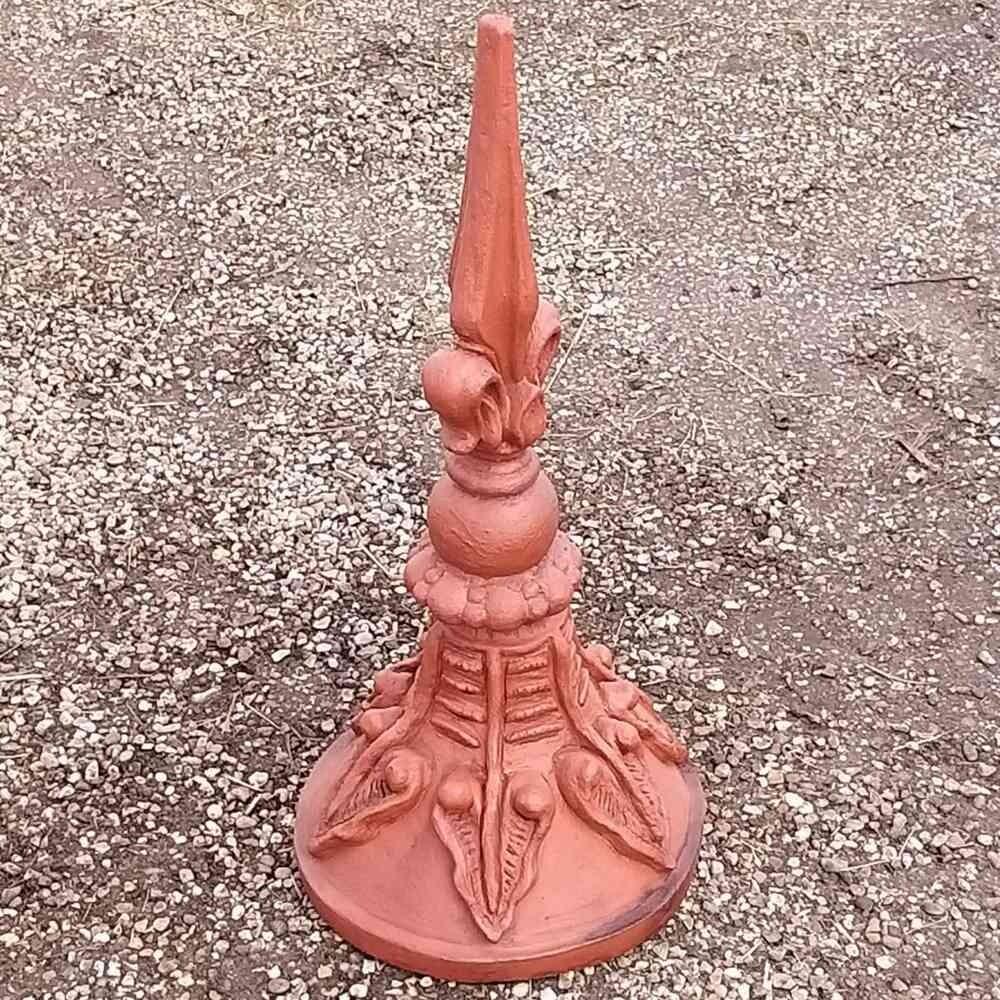 Large round spire roof finial