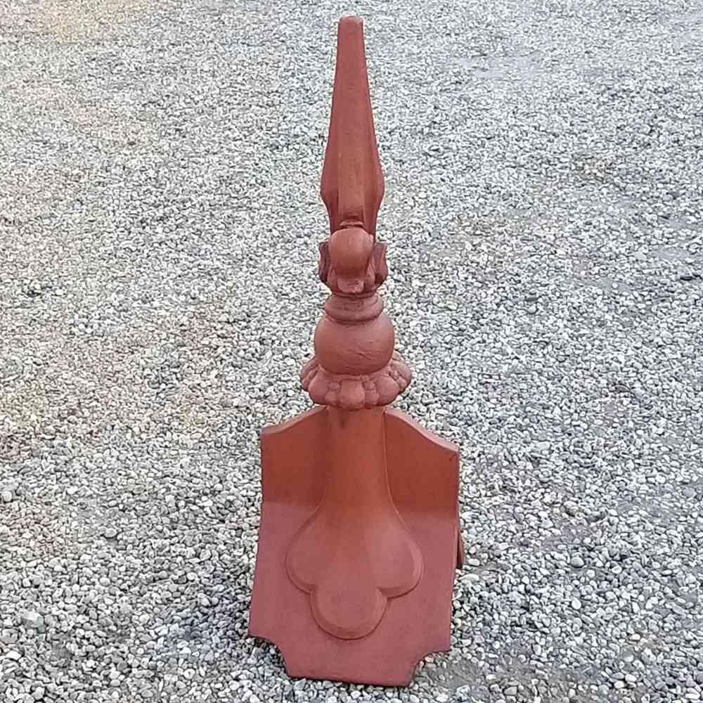 Gable end angled spire finial