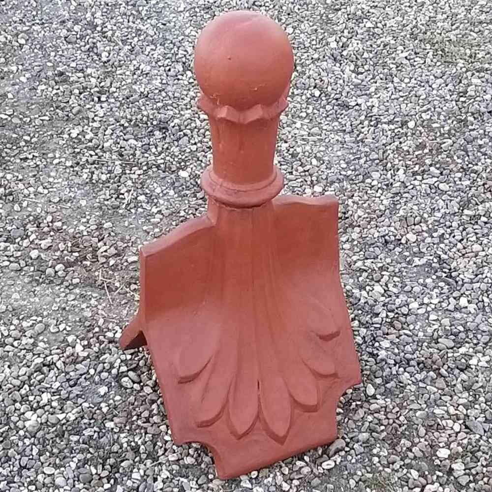 Column ball 8 leaf roof finial