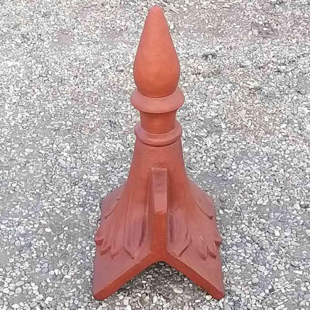 Seven leaf spike roof finial