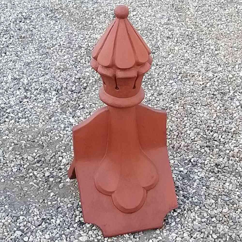 Gable end angled carousel finial