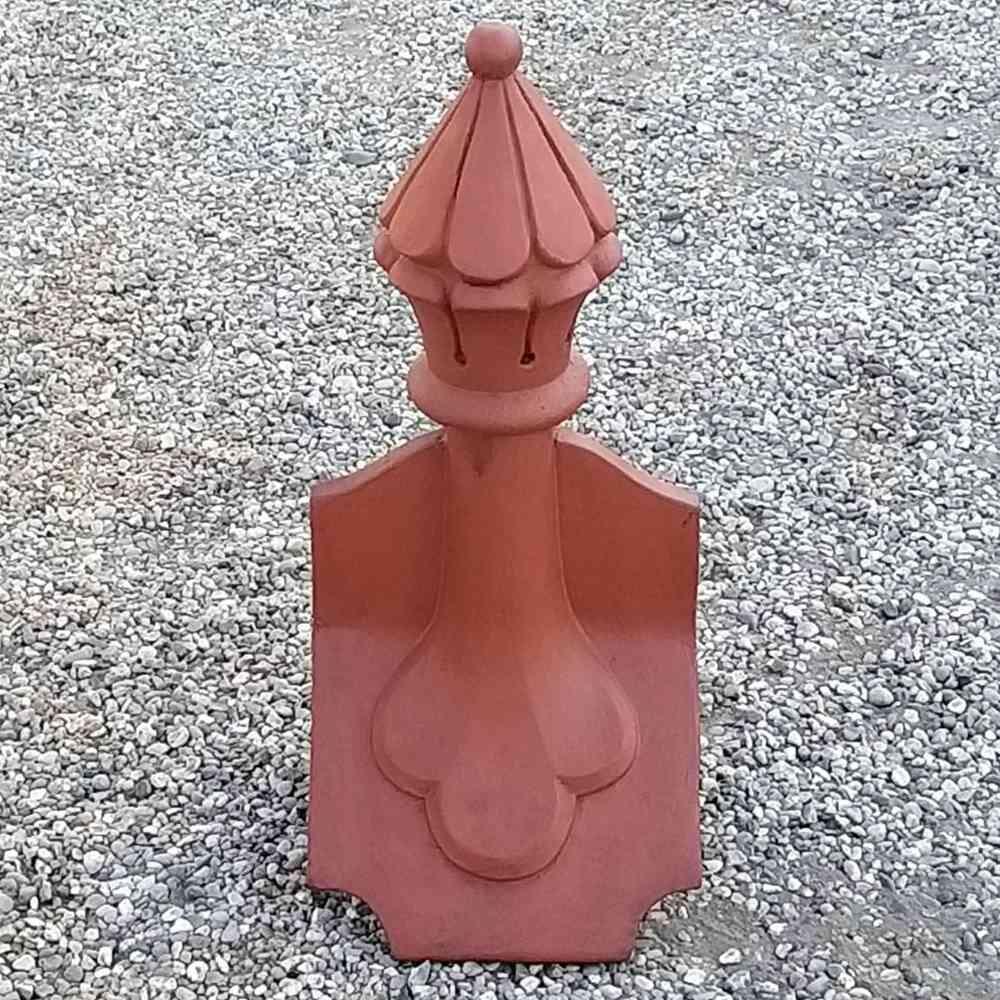 Gable end angled carousel roof finial