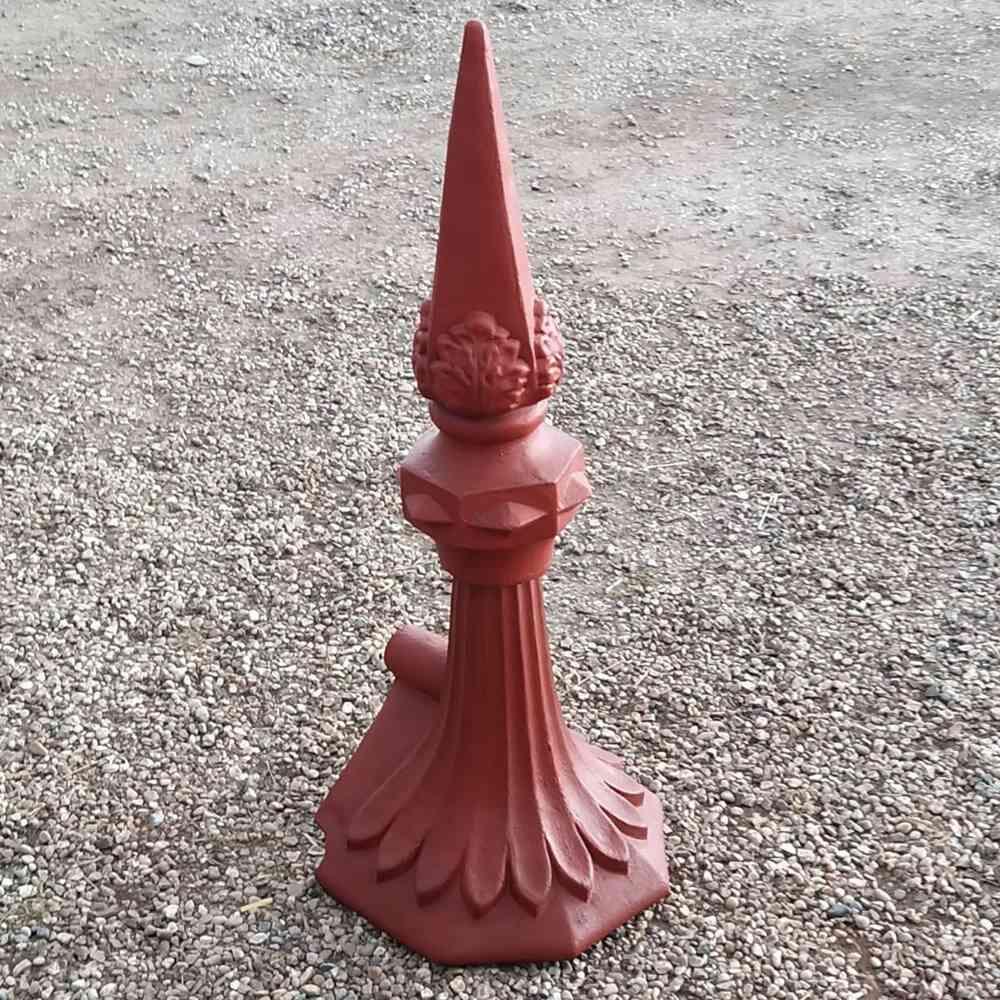 RD multi sided hex spire finial