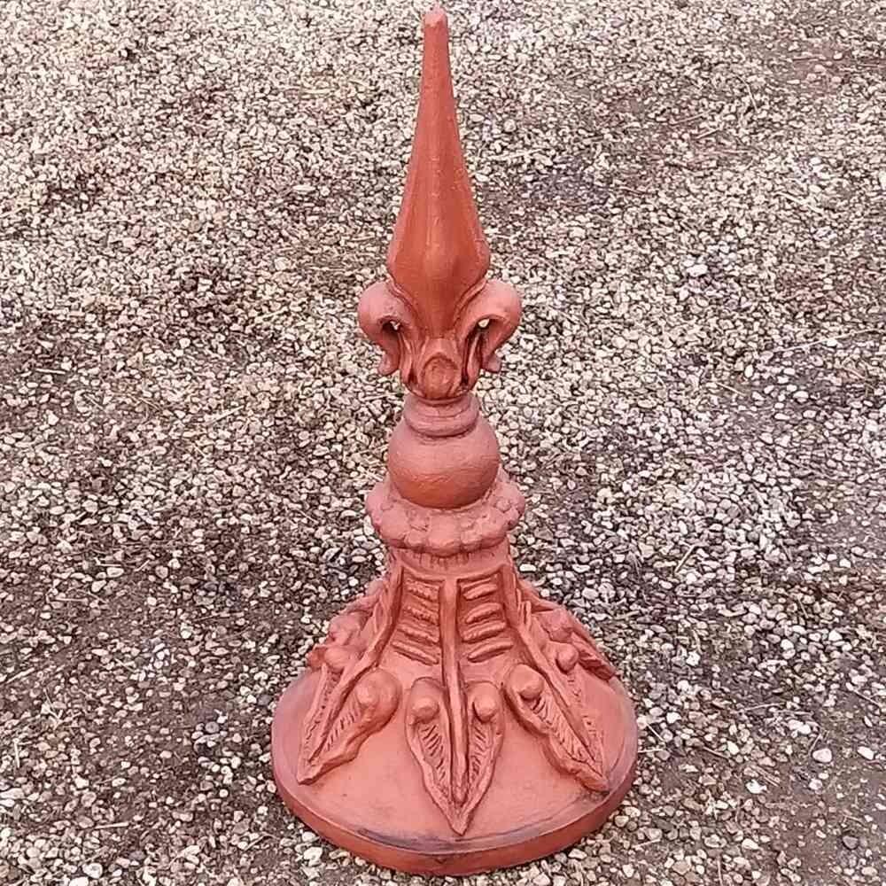 Large round spire roof finial