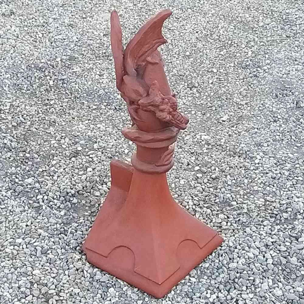 RD omega block end sabre dragon ridge finial