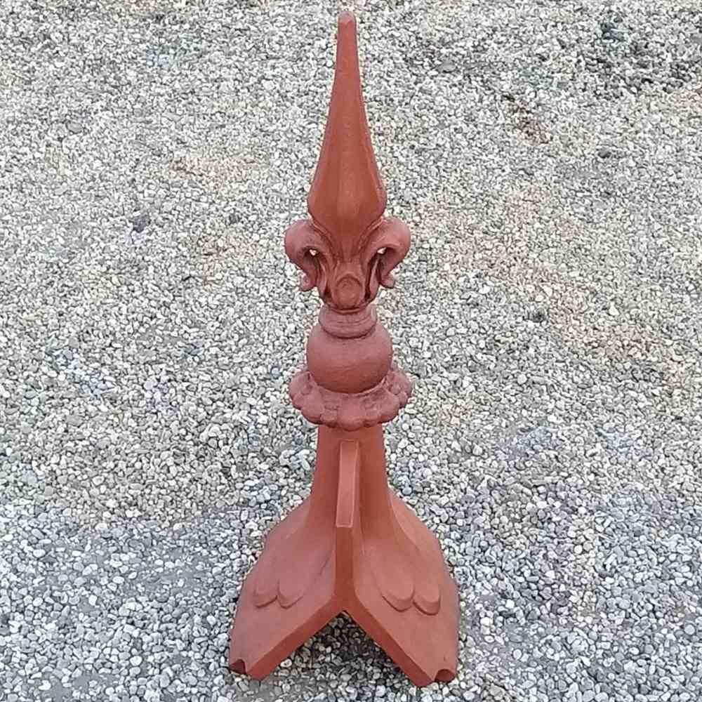 Gable end angled spire finial