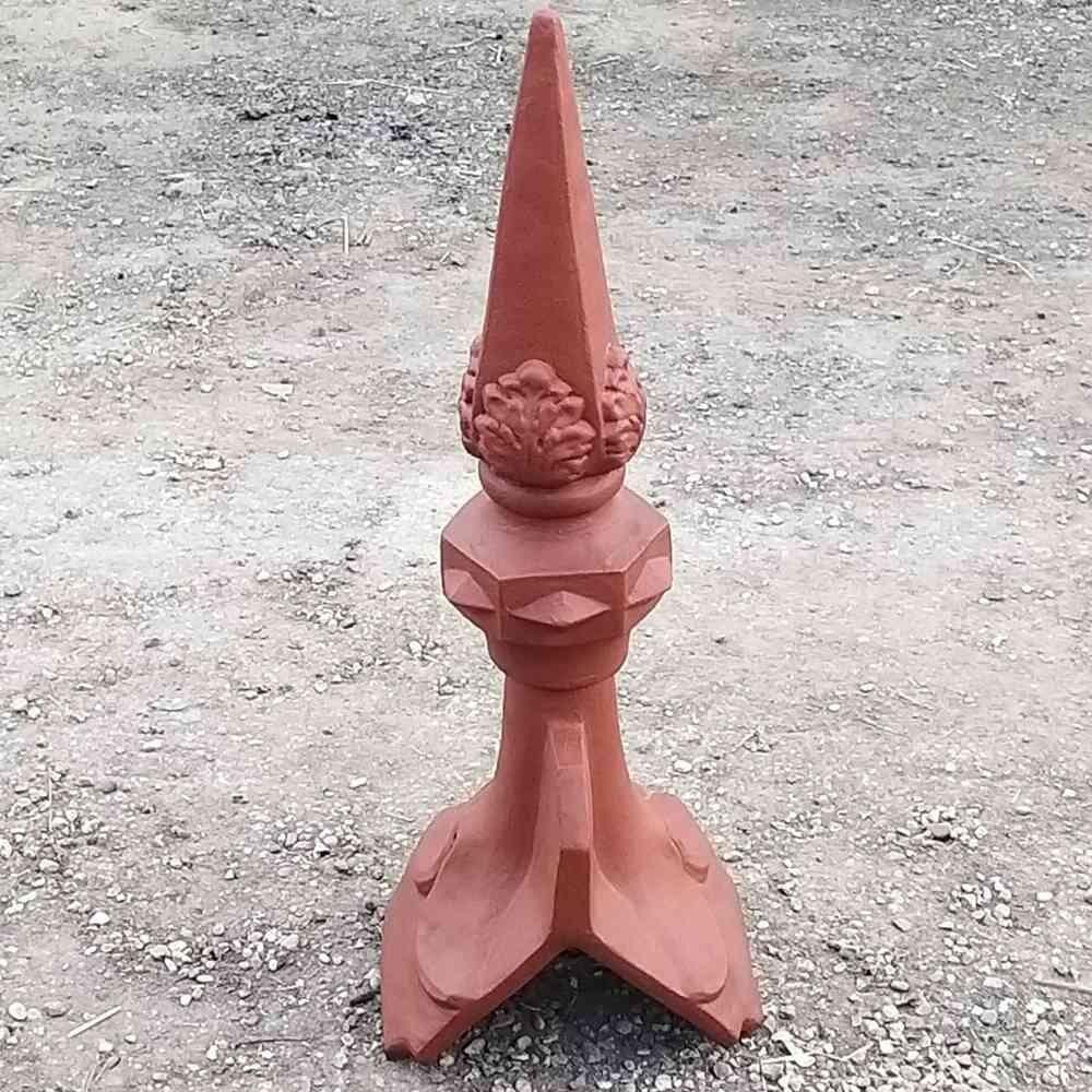 Gable end hex spire finial