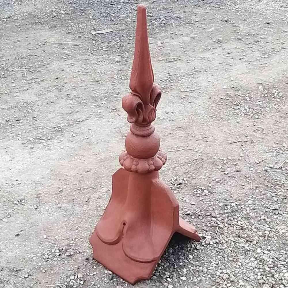 Gable end spire roof finial