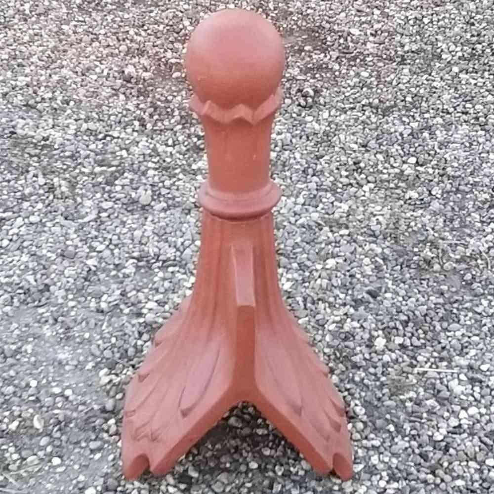 Column ball 8 leaf roof finial