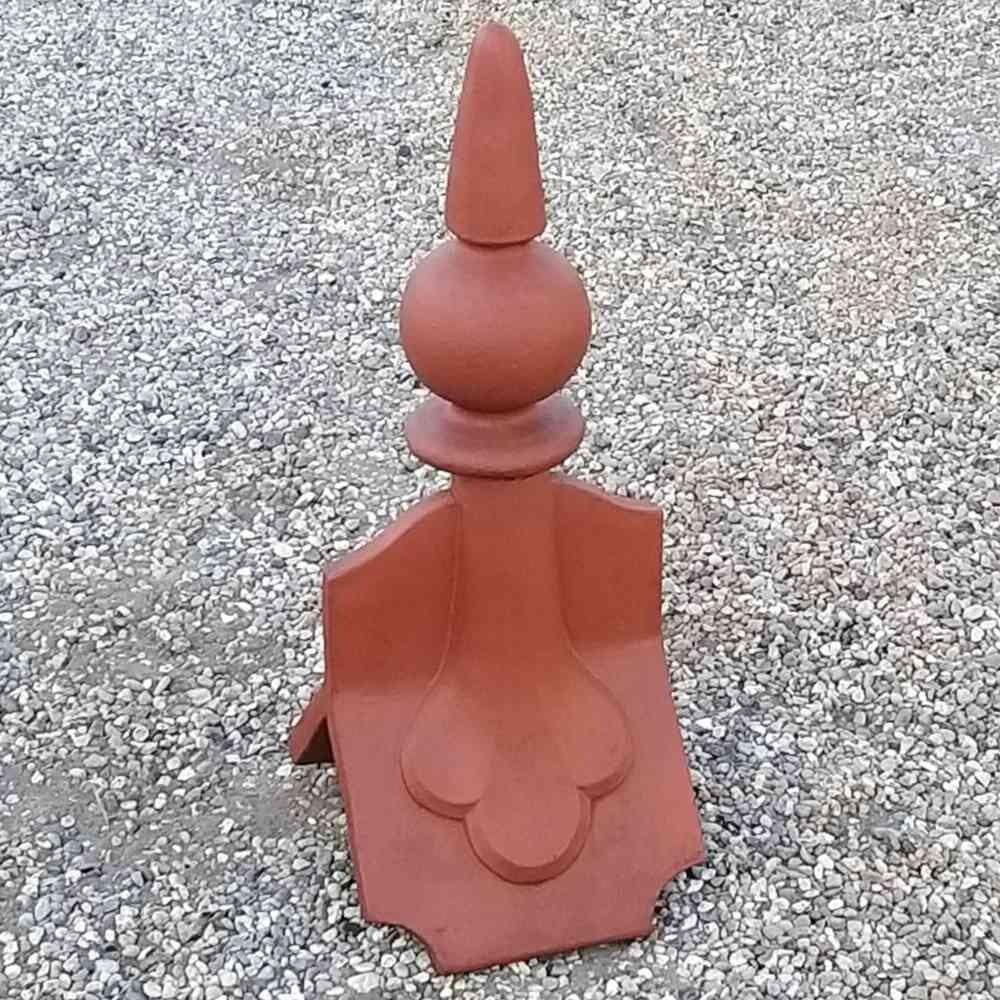 Spike ball roof finial