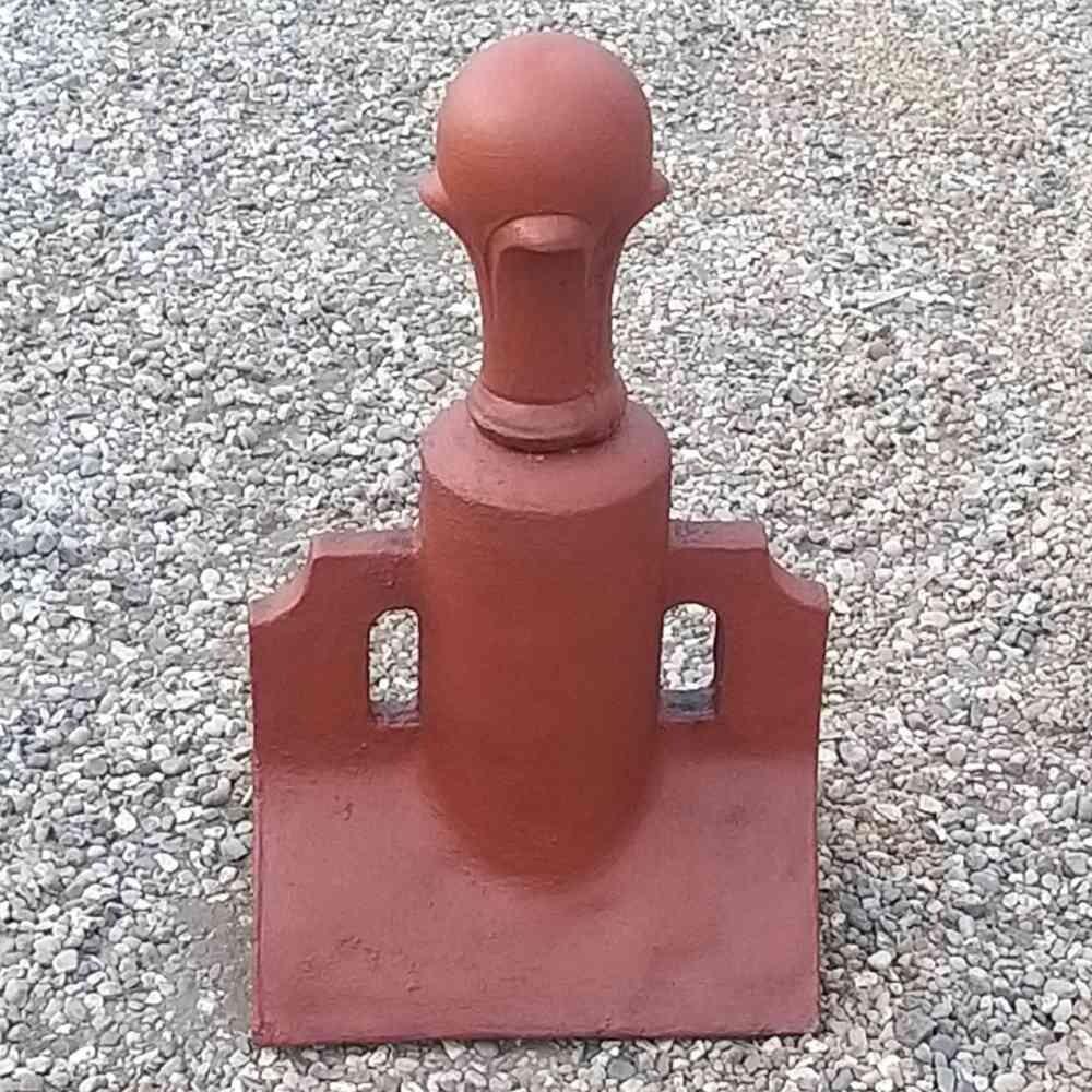 Double arch 4 leaf ball ridge finial