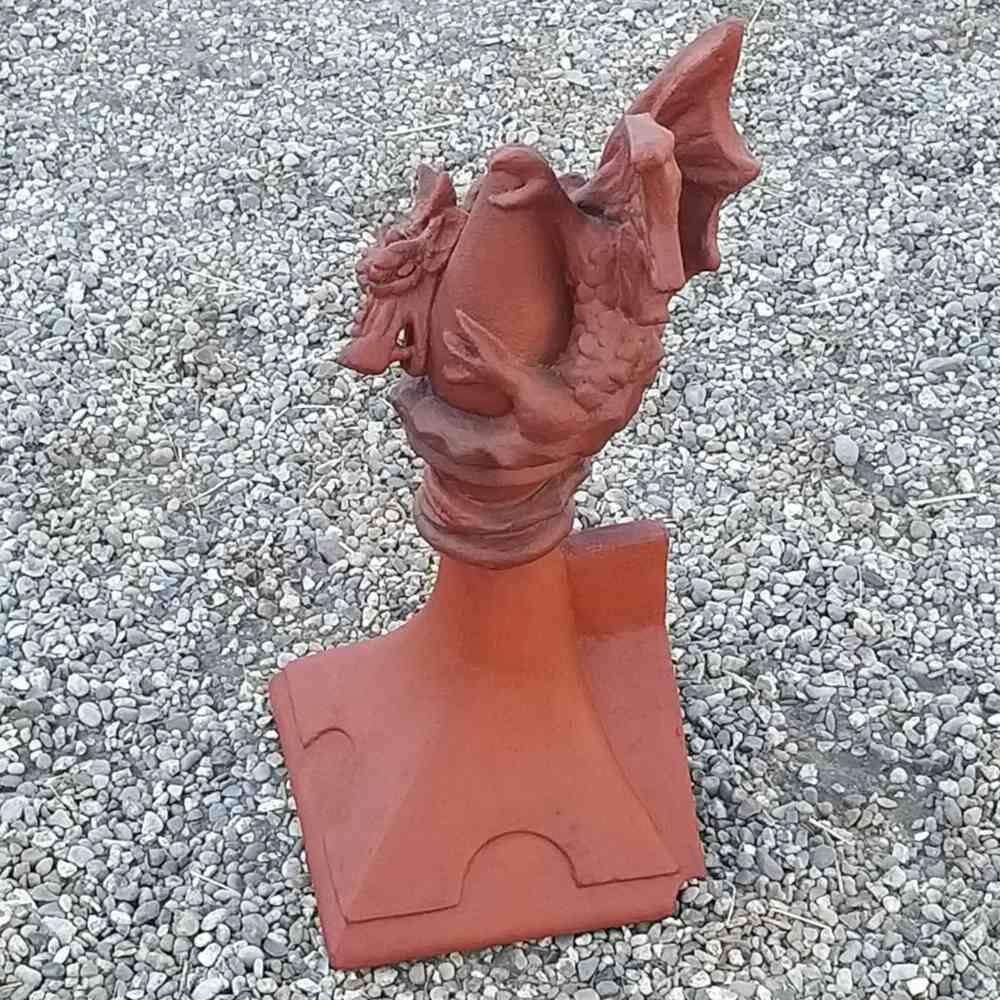 RD omega block end sabre dragon ridge finial