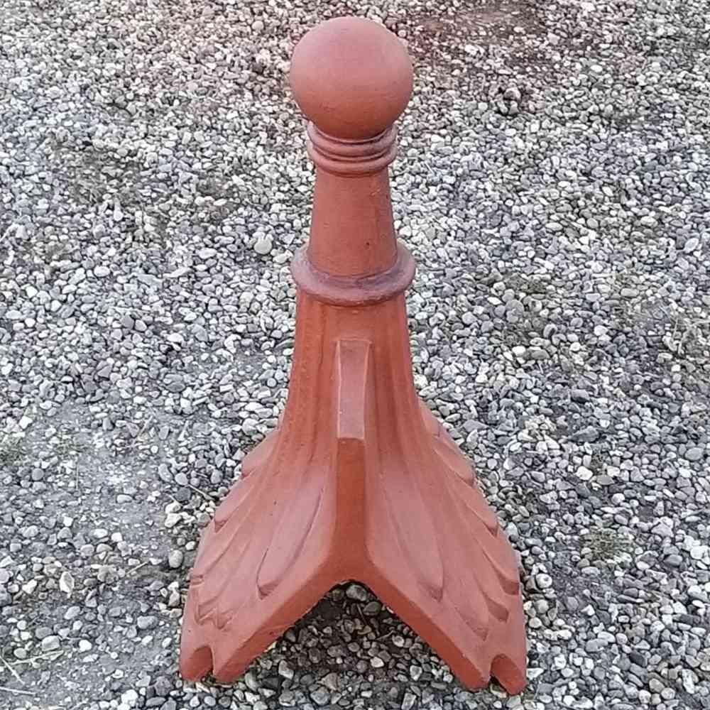 Column small ball top ridge finial