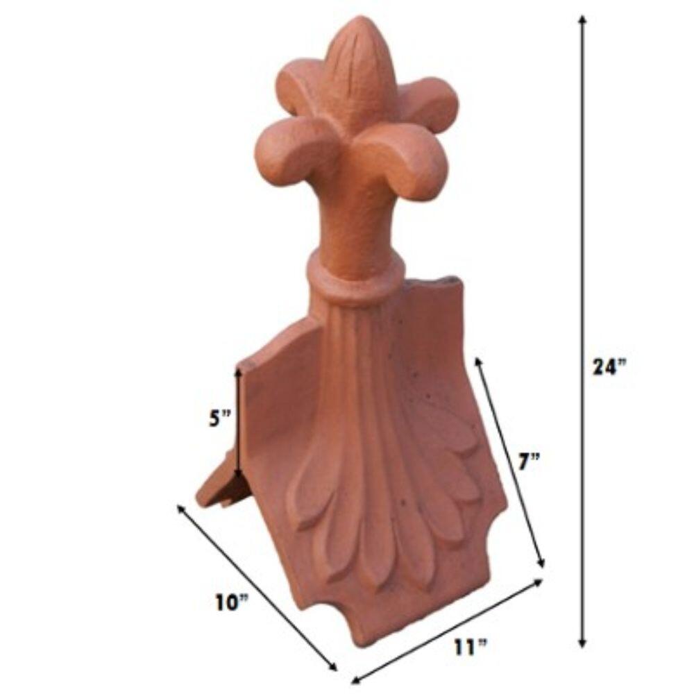 Column old fleur roof finial (IN STOCK)