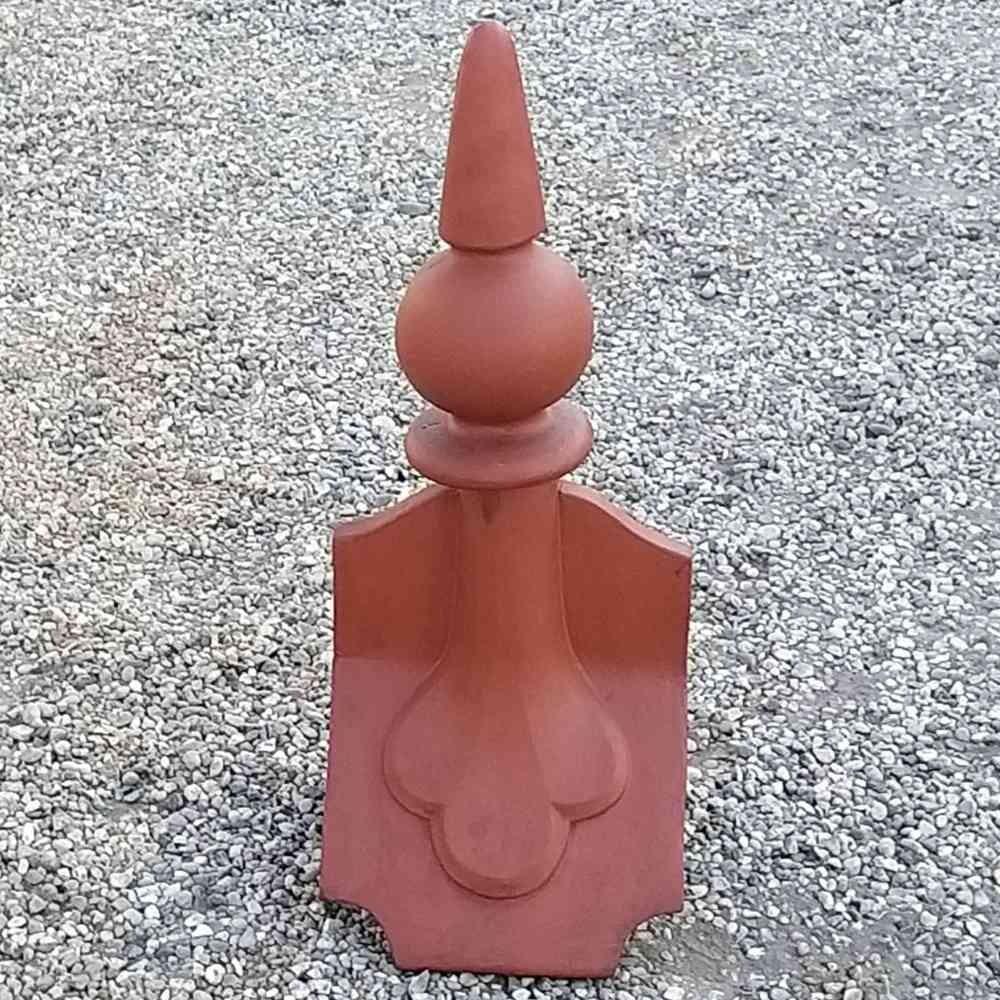 Spike ball roof finial