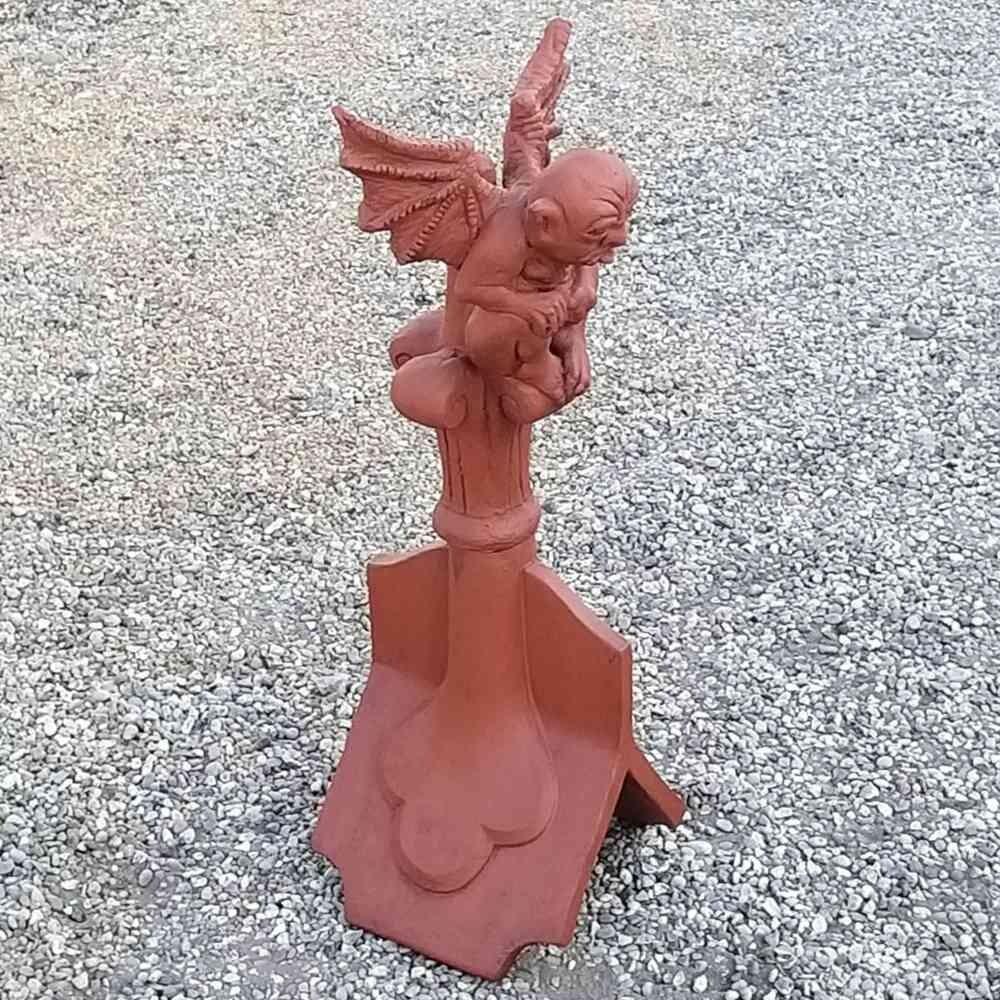 Victorian gargoyle roof finial
