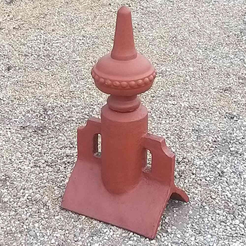 Double arch topper ridge finial