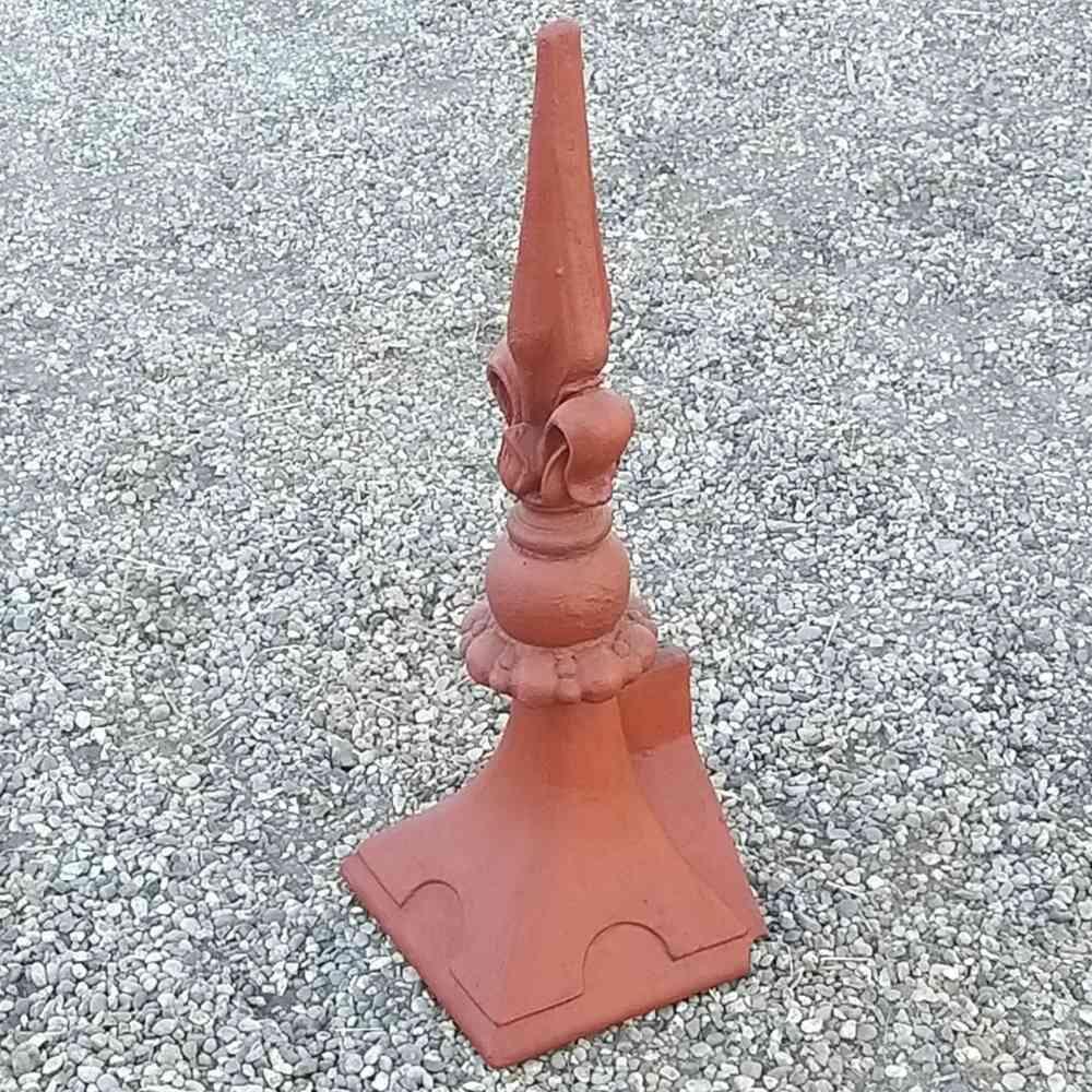 RD omega block end spire ridge finial