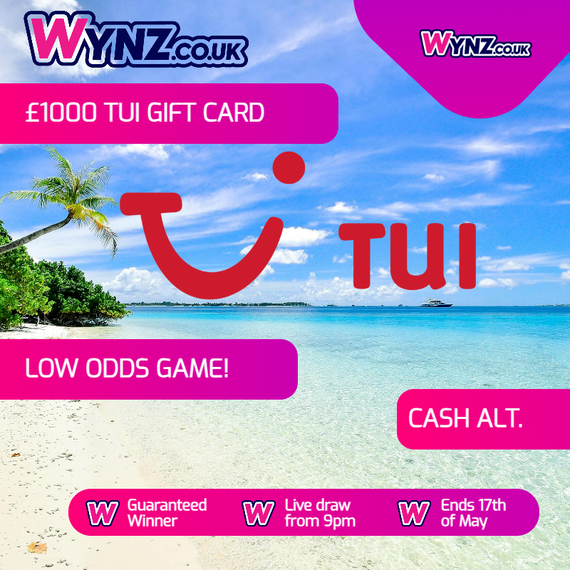 £1000 TUI GIFT CARD