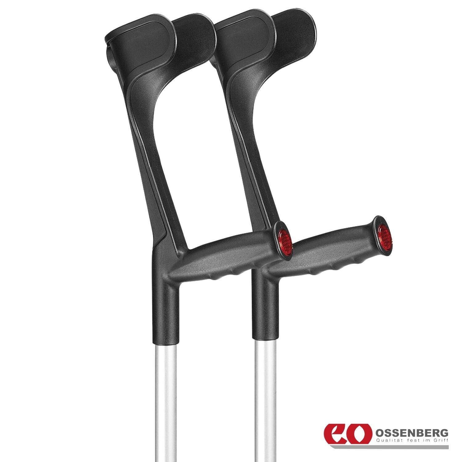 Ossenberg Classic Soft Grip Open Cuff Adjustable Crutches | VAT ...