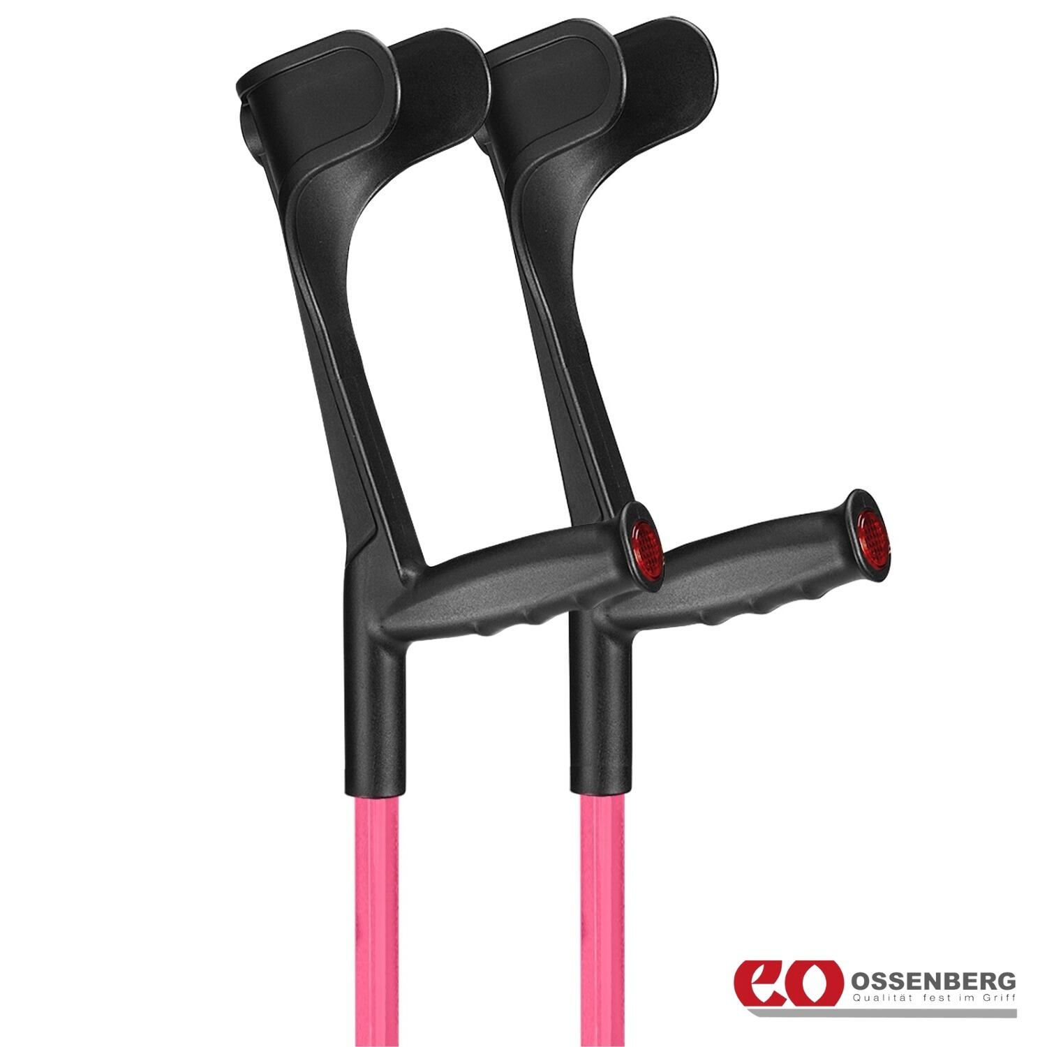 Ossenberg Classic Soft Grip Open Cuff Adjustable Crutches | VAT ...