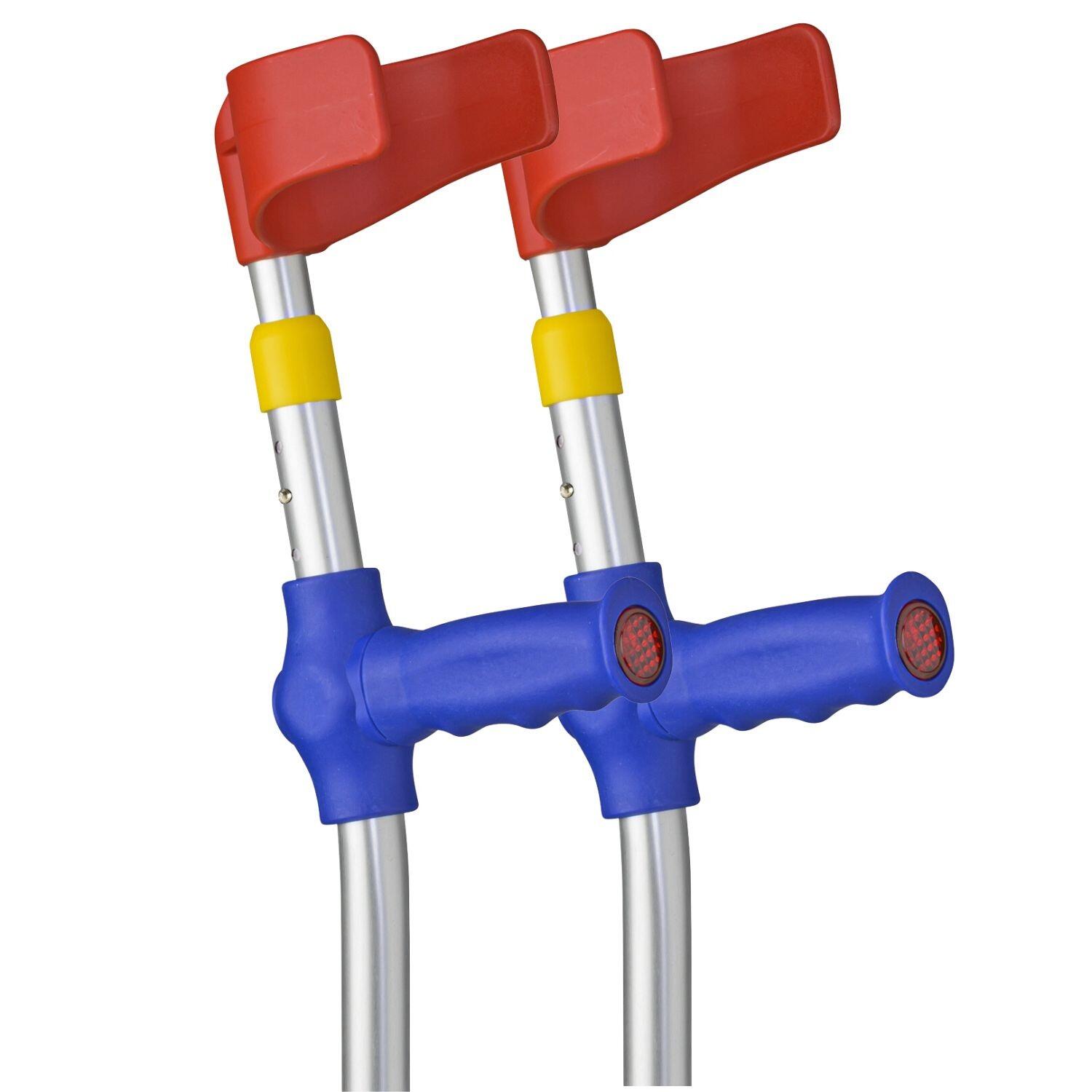 Ossenberg Soft Grip Double Adjustable Kids Crutches | VAT Eligible ...