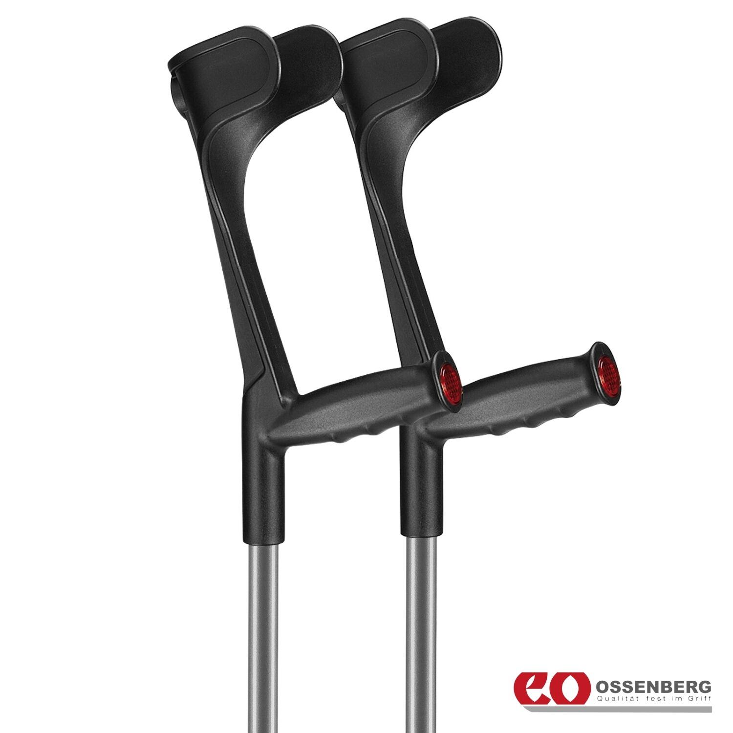 Ossenberg Classic Soft Grip Open Cuff Adjustable Crutches | VAT ...