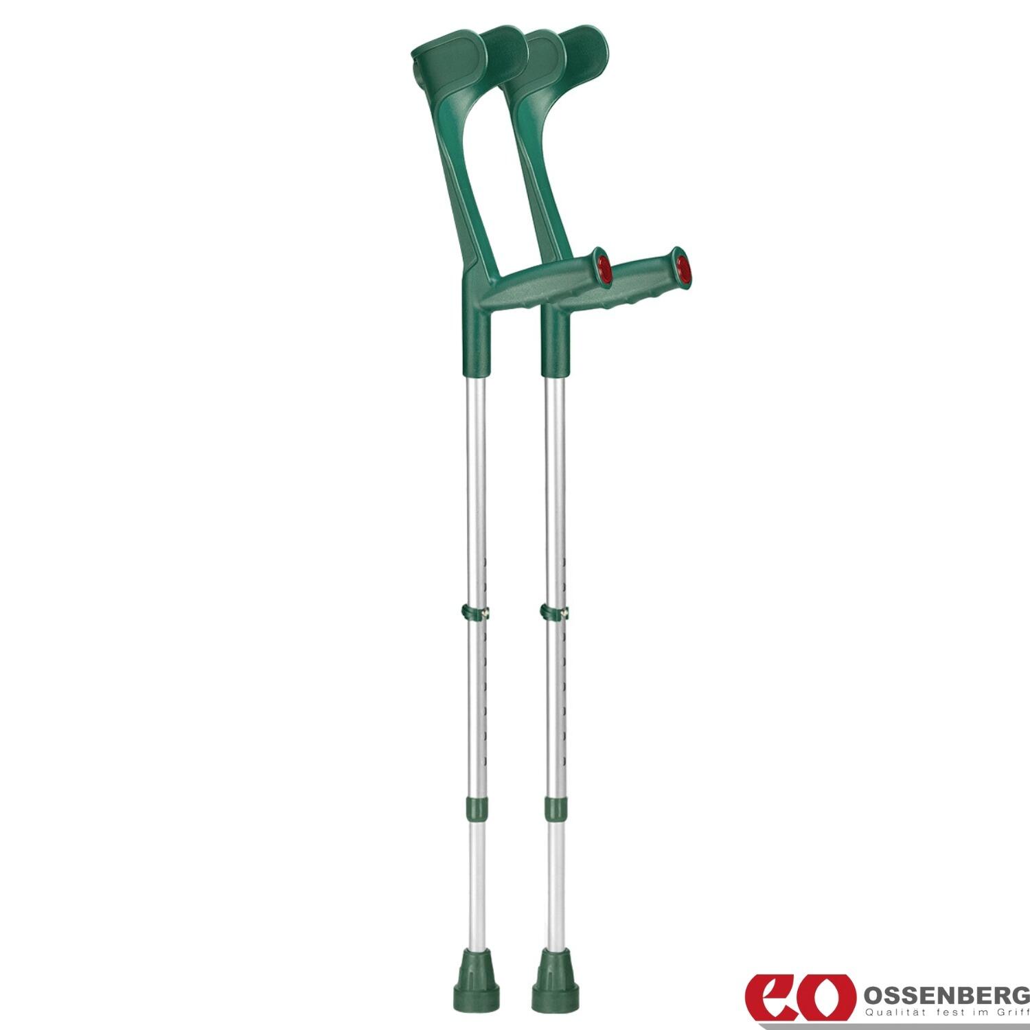 Ossenberg Classic Open Cuff Adjustable Crutches | VAT Eligible ...